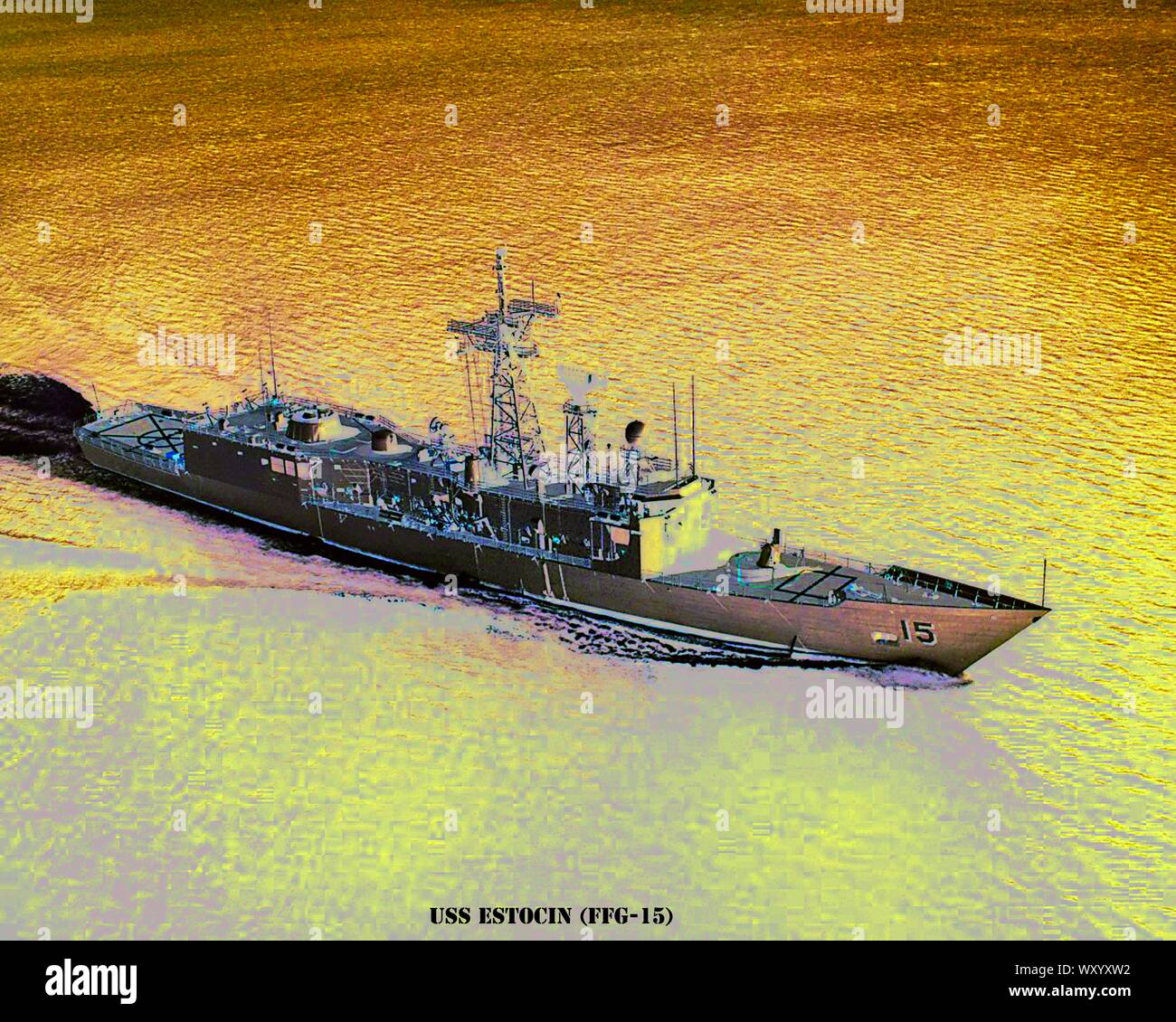 USS ESTOCIN (FFG-15 Stock Photo - Alamy