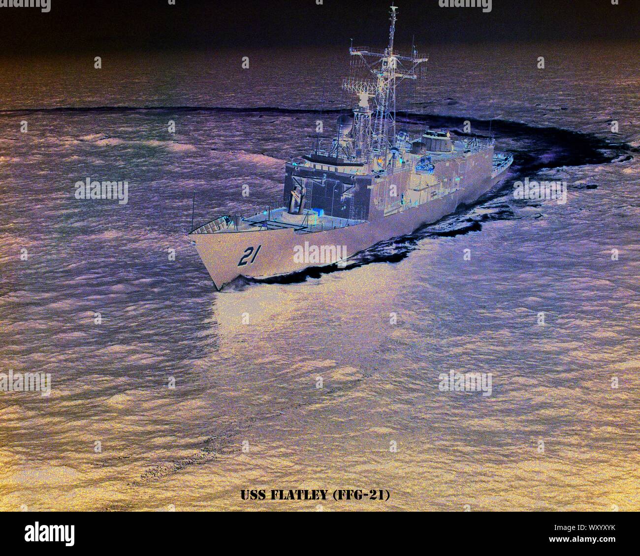 USS FLATLEY (FFG-21 Stock Photo - Alamy