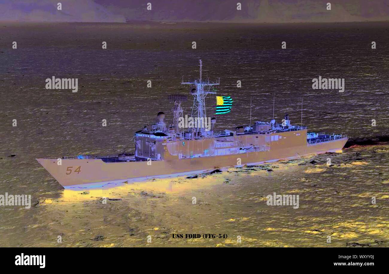 USS FORD (FFG-54 Stock Photo - Alamy