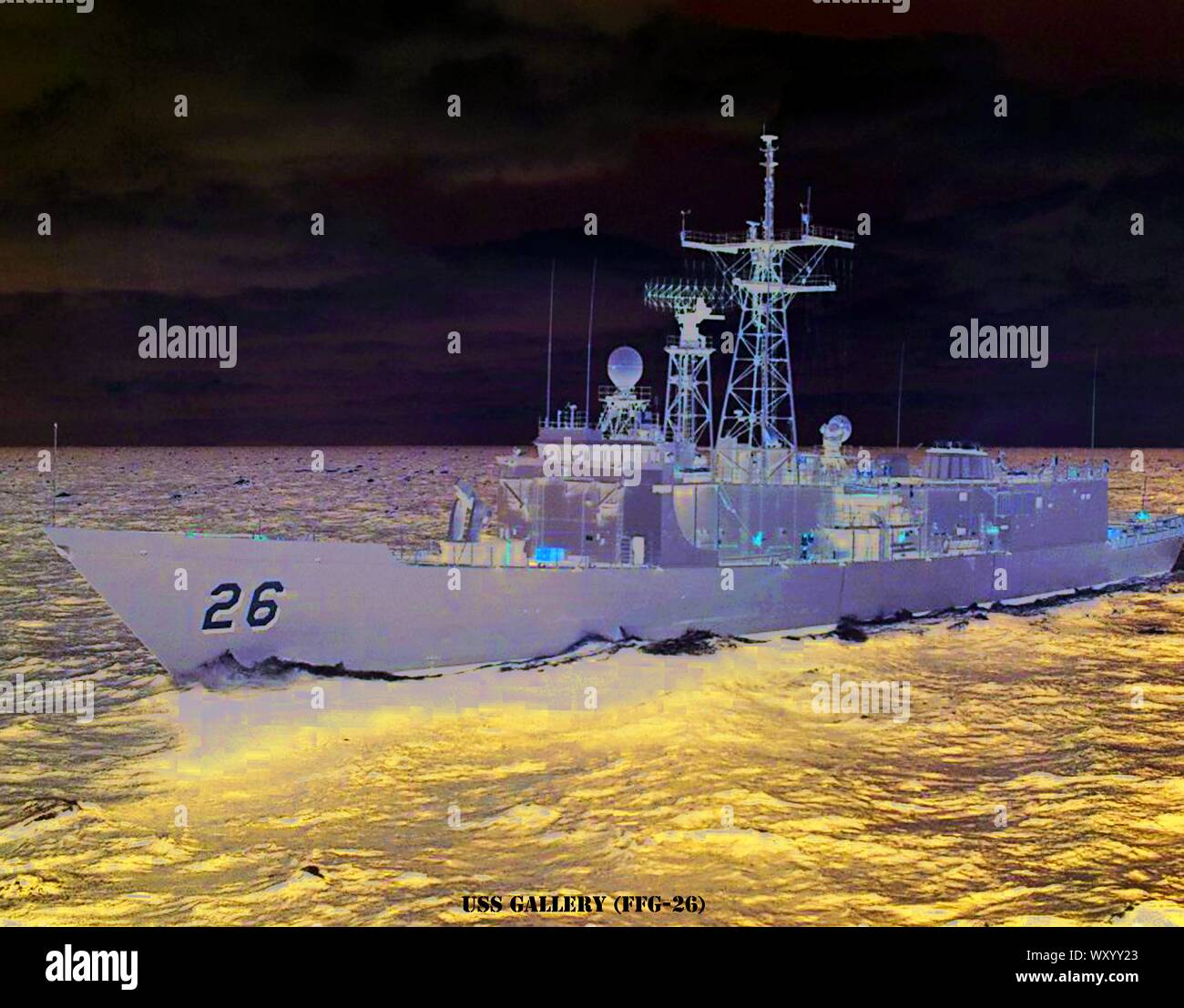 USS GALLERY (FFG-26 Stock Photo - Alamy