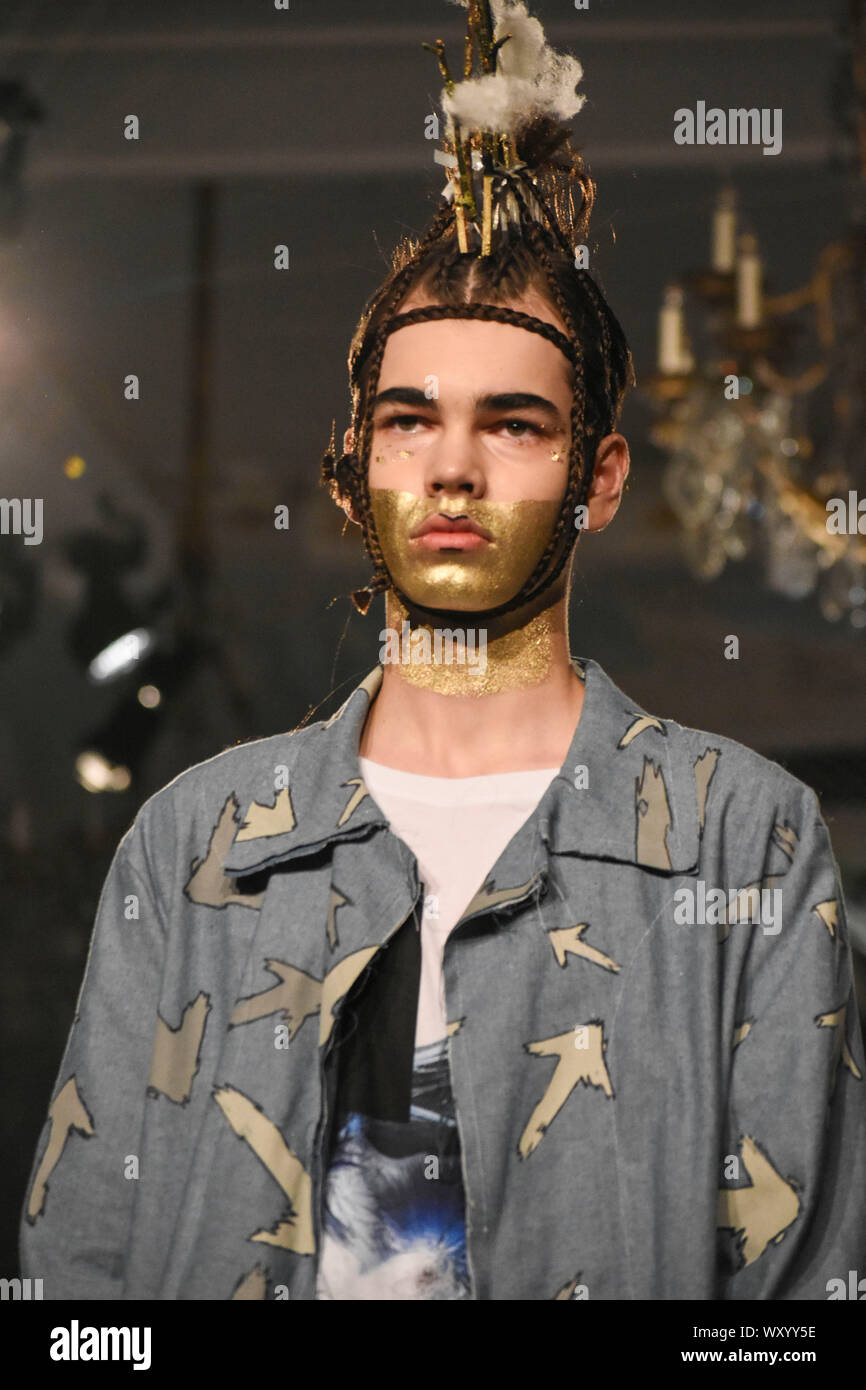 Designers Vin + Omi during a catwalk show for Spring/Summer 2020 ...