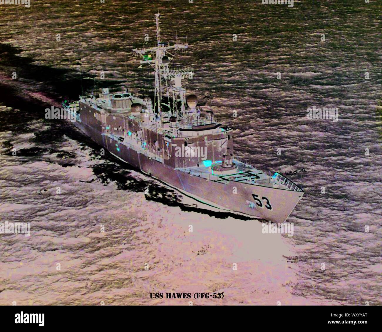 USS HAWES (FFG-53 Stock Photo - Alamy