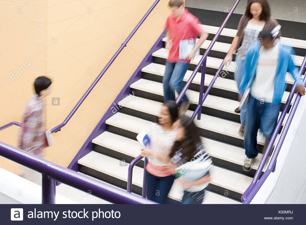 Girl Walking Up Stairs High Resolution Stock Photography and Images - Alamy