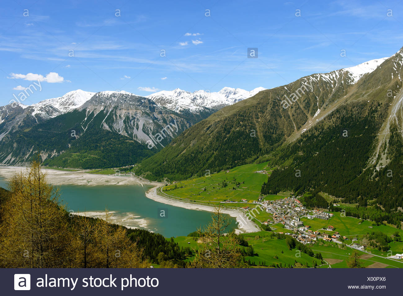 Reschen Reservoir High Resolution Stock Photography and Images - Alamy