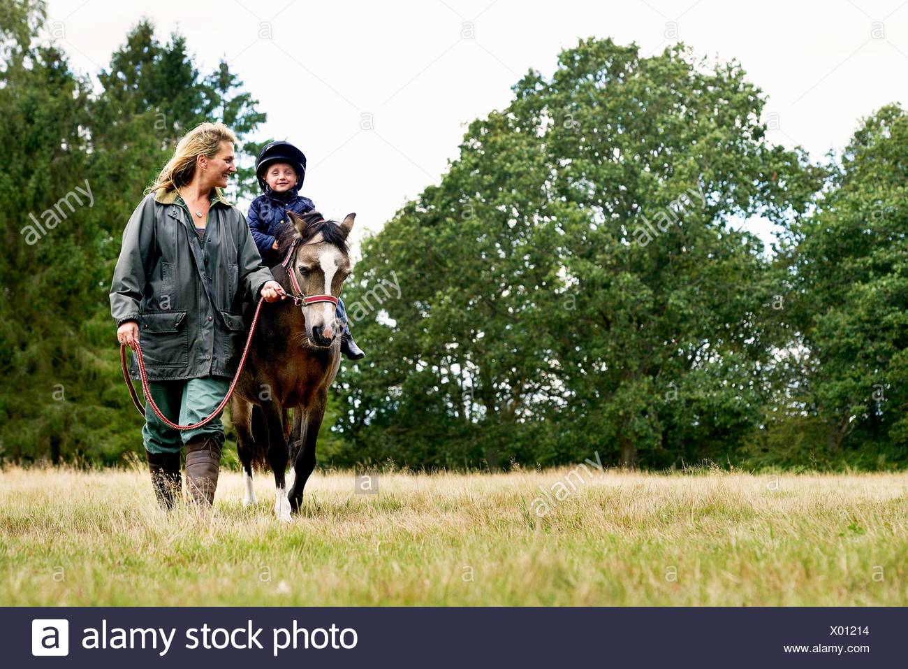 Pony Boy Riding High Resolution Stock Photography and Images - Alamy