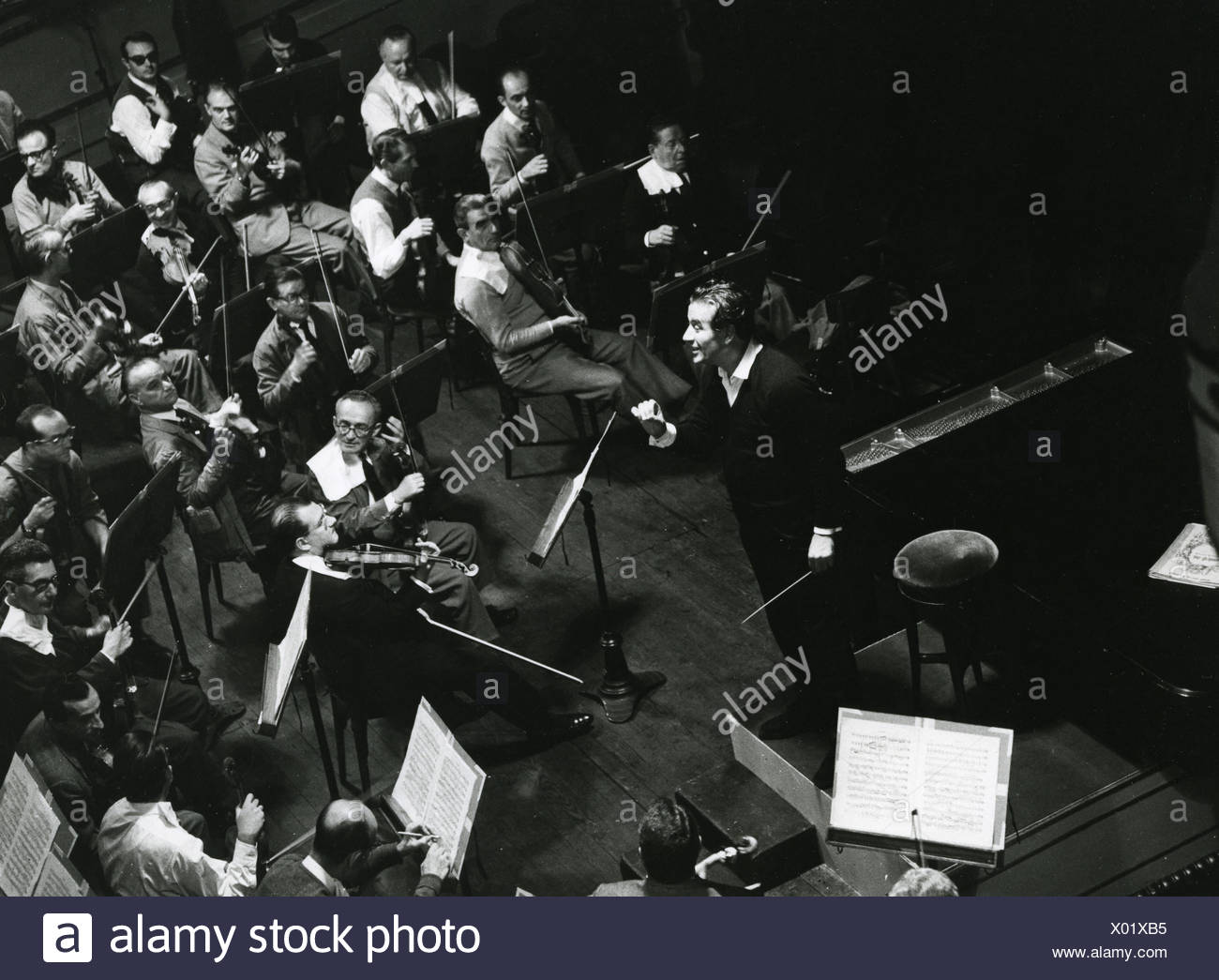 1950s Orchestra High Resolution Stock Photography and Images - Alamy