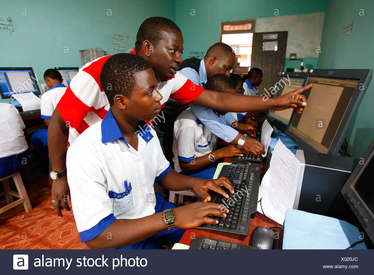 African Teacher Kid Uniform High Resolution Stock Photography and ...