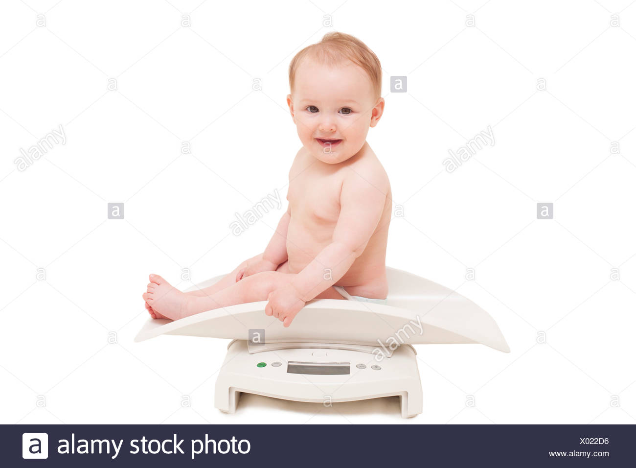 Baby Being Weighed Stock Photos & Baby Being Weighed Stock Images - Alamy