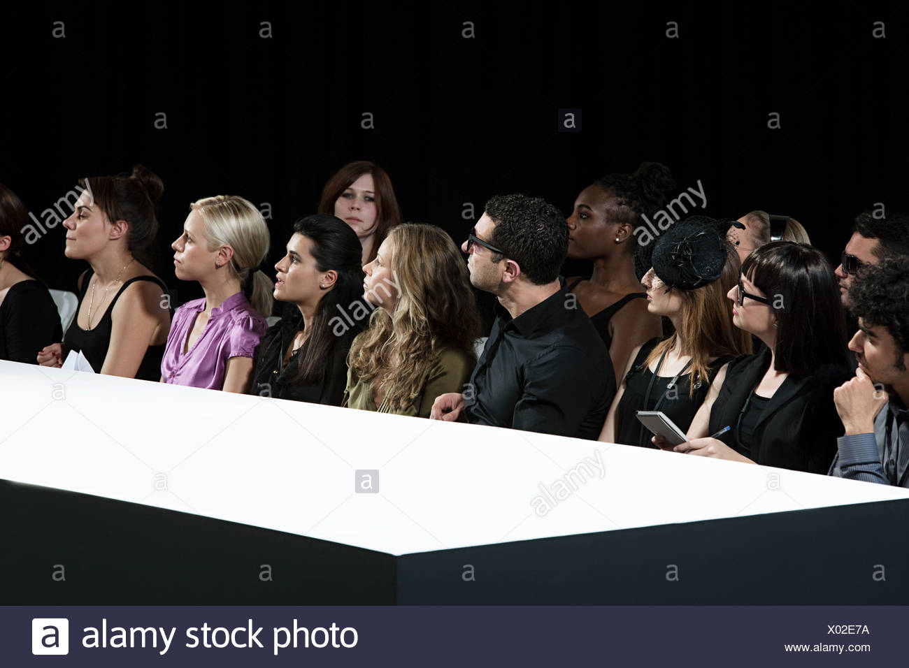 Catwalk Audience Stock Photos & Catwalk Audience Stock Images - Alamy