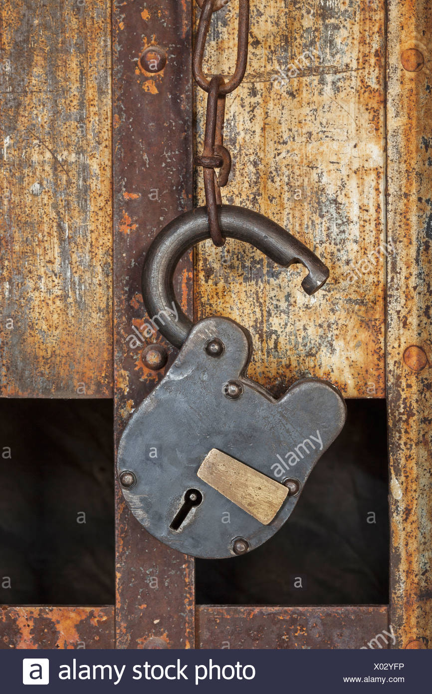 Old Wild West Jail Door Stock Photos & Old Wild West Jail Door Stock ...