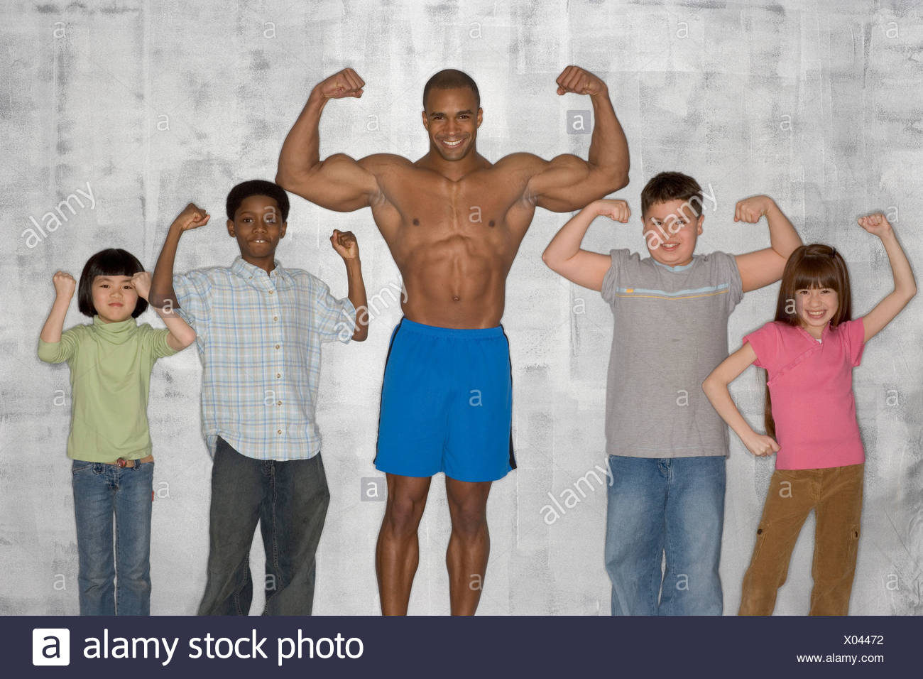 Asian Boy Flexing Muscles Stock Photos & Asian Boy Flexing Muscles ...
