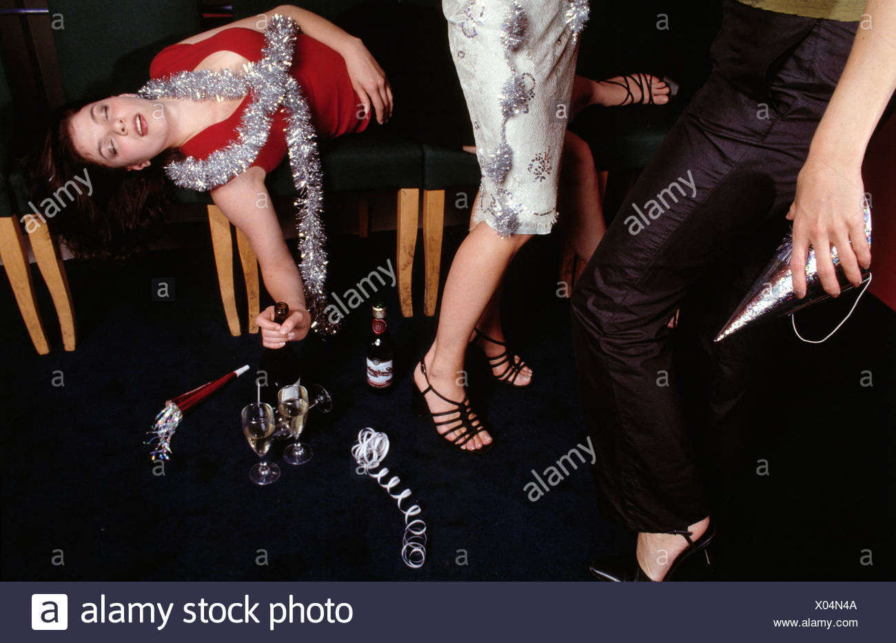 Woman Passed Out Drunk High Resolution Stock Photography and Images - Alamy
