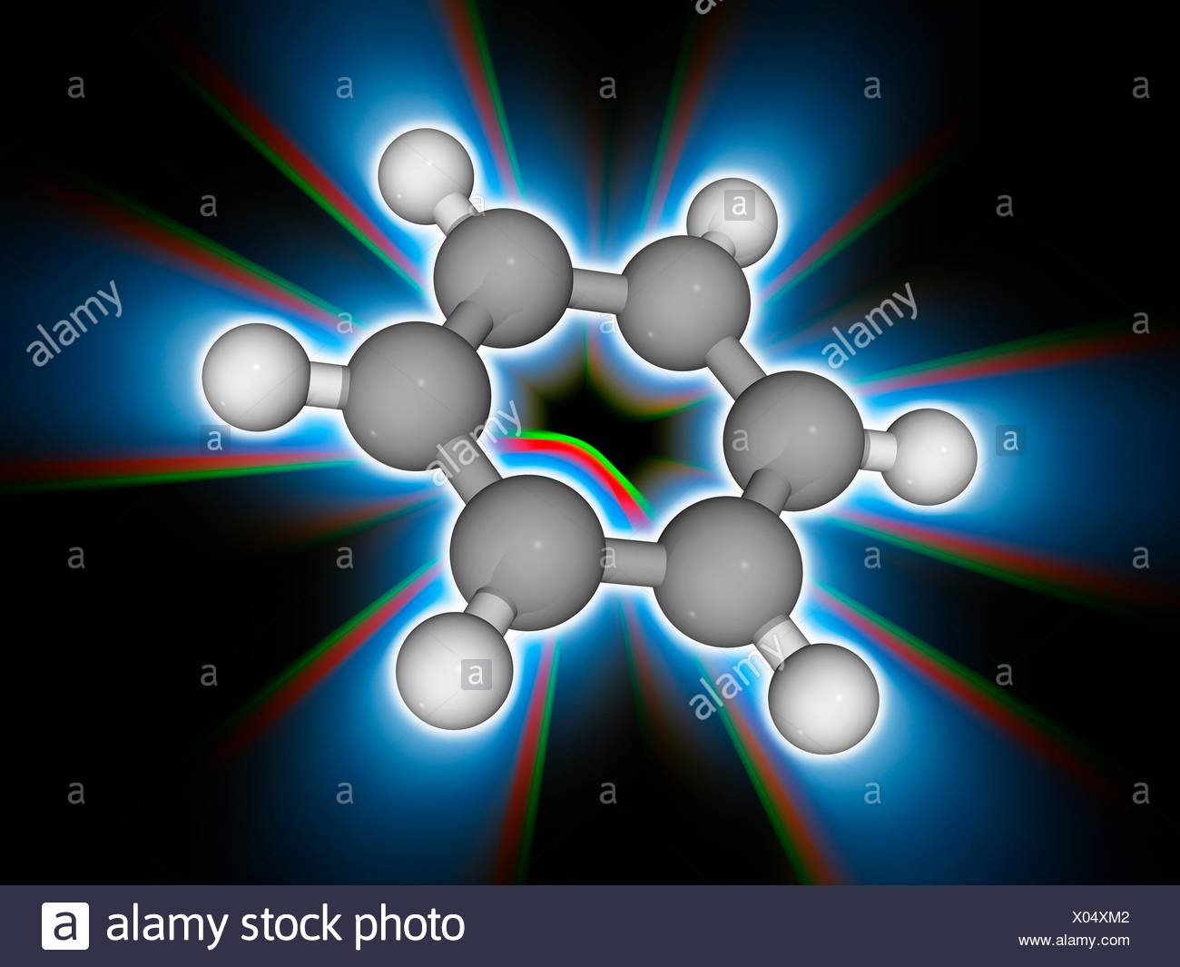 Benzene Molecular Model High Resolution Stock Photography and Images ...