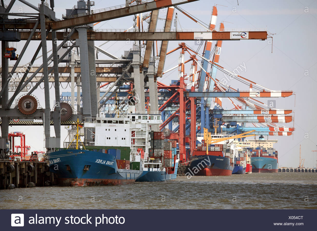 Eurogate Container Terminal Bremerhaven Gmbh High Resolution Stock ...