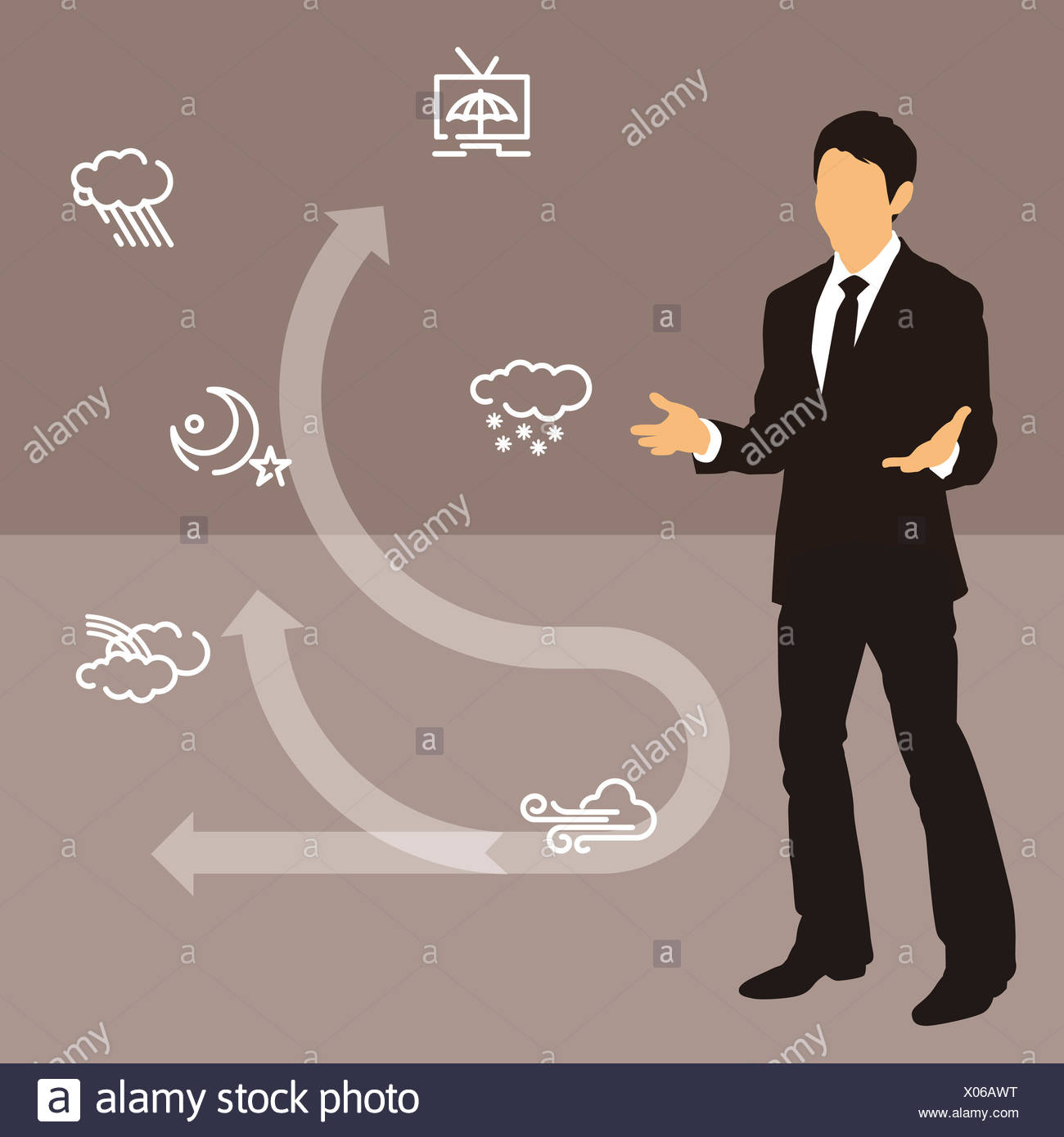 Tv Weather Forecaster High Resolution Stock Photography and Images - Alamy