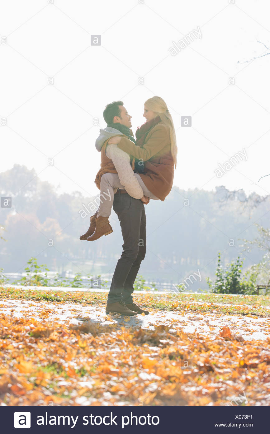 Boyfriend Lifting Girlfriend High Resolution Stock Photography and ...