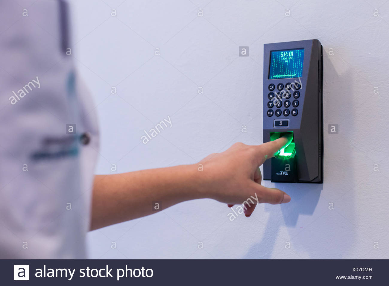 Finger Scanner High Resolution Stock Photography and Images - Alamy
