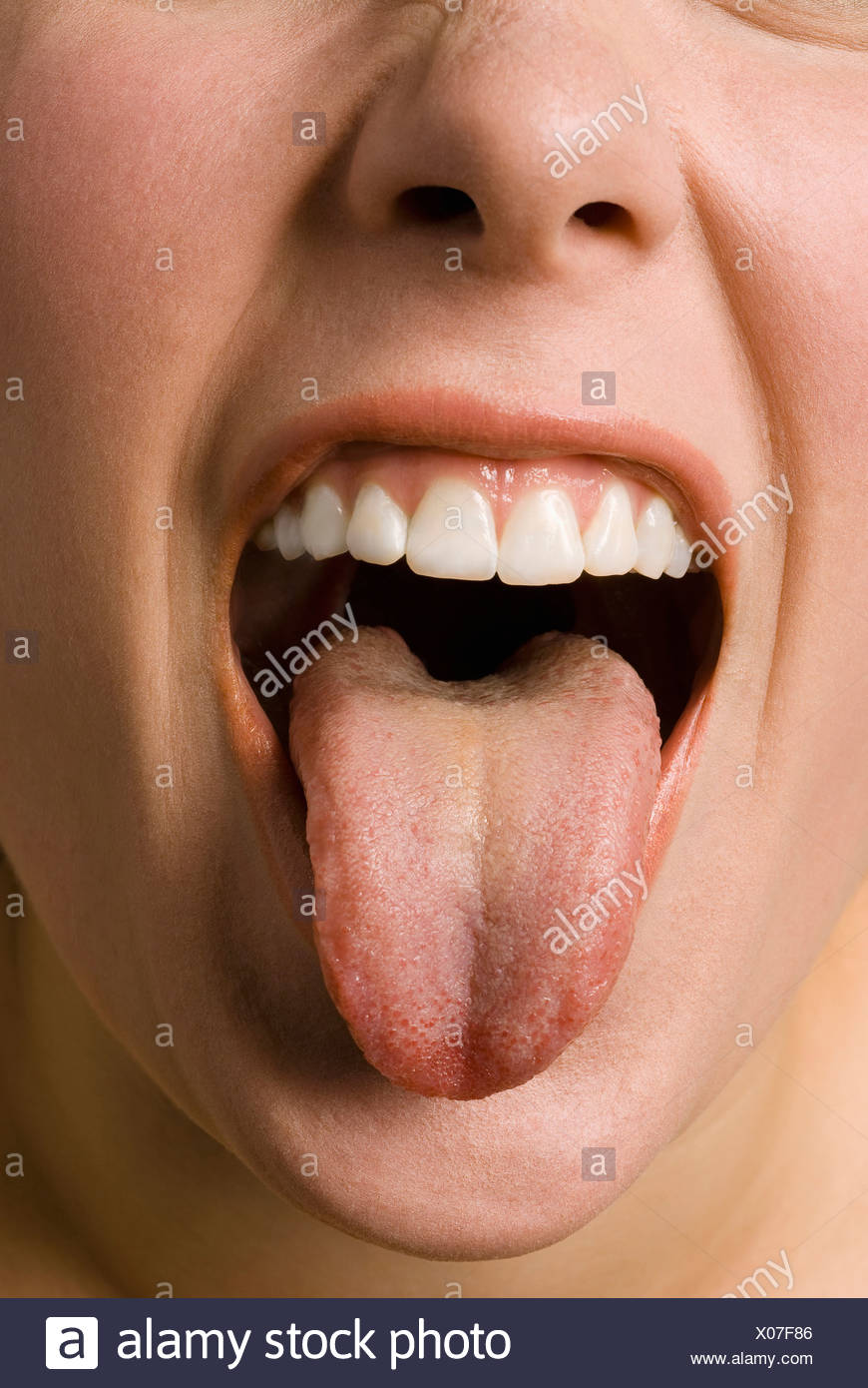 Poking Out Your Tongue High Resolution Stock Photography and Images - Alamy