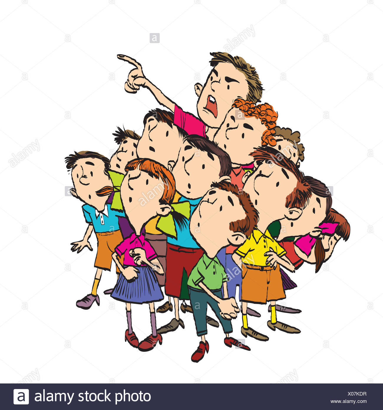 Observer Cartoon High Resolution Stock Photography and Images - Alamy