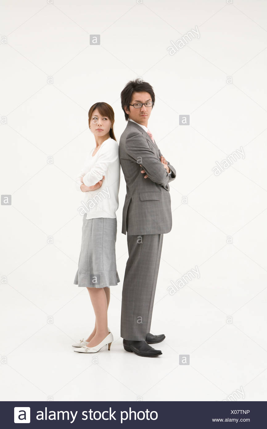Two Angry People Back To Back High Resolution Stock Photography and ...