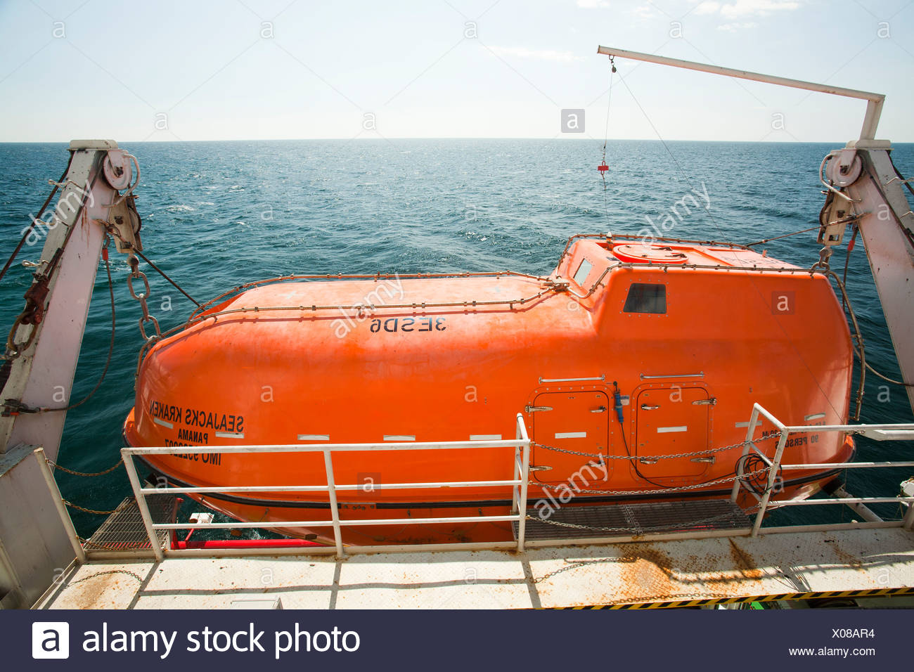 Emergency Life Boat High Resolution Stock Photography and Images - Alamy