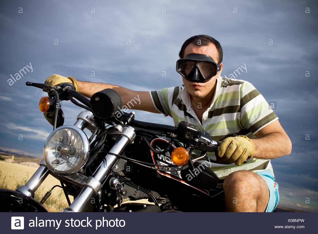 Riding A Harley Davidson Stock Photos & Riding A Harley Davidson Stock ...