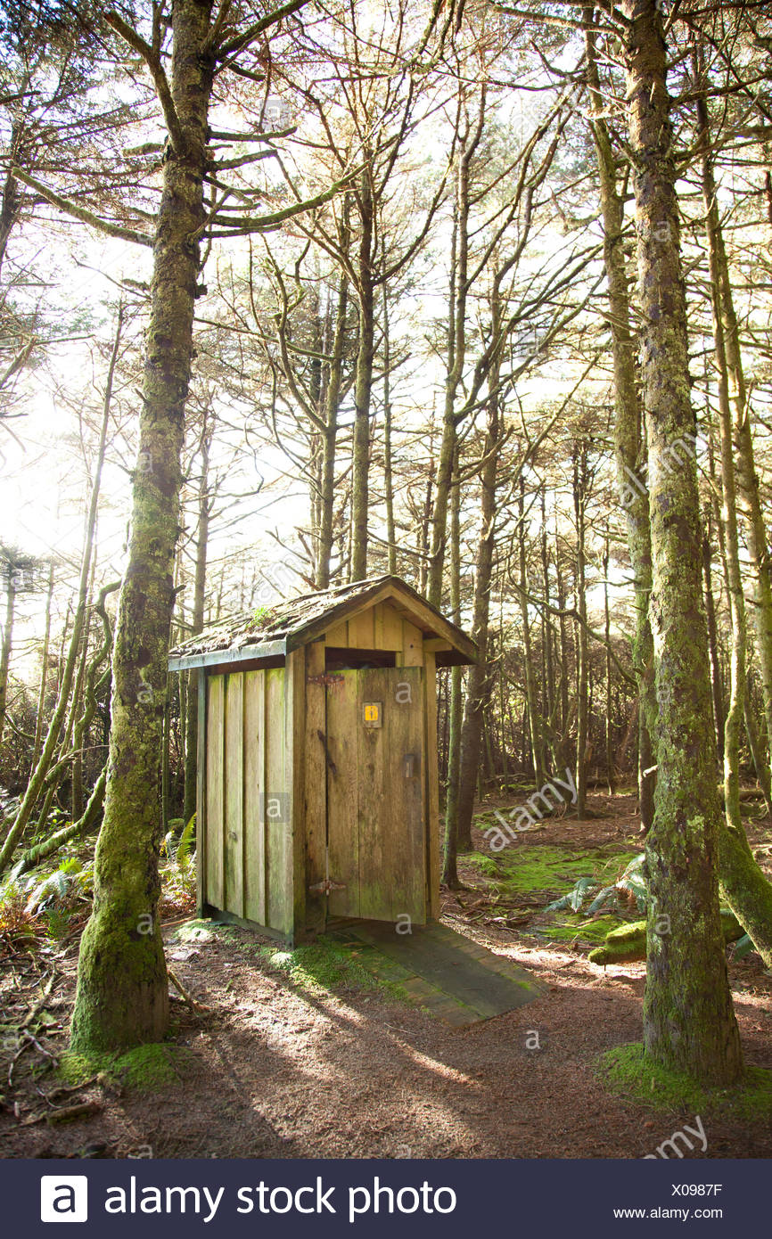 Toilet In The Woods Stock Photos & Toilet In The Woods Stock Images - Alamy