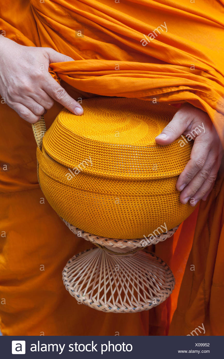 Buddhist Monks Alms Bowl High Resolution Stock Photography and Images ...