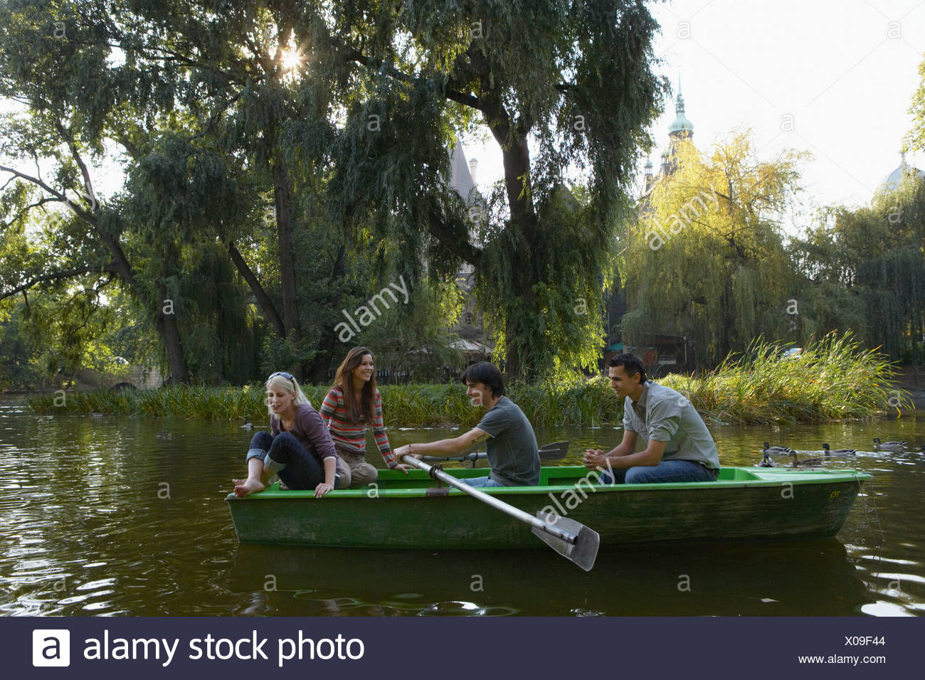 Girl In Rowboat High Resolution Stock Photography and Images - Alamy