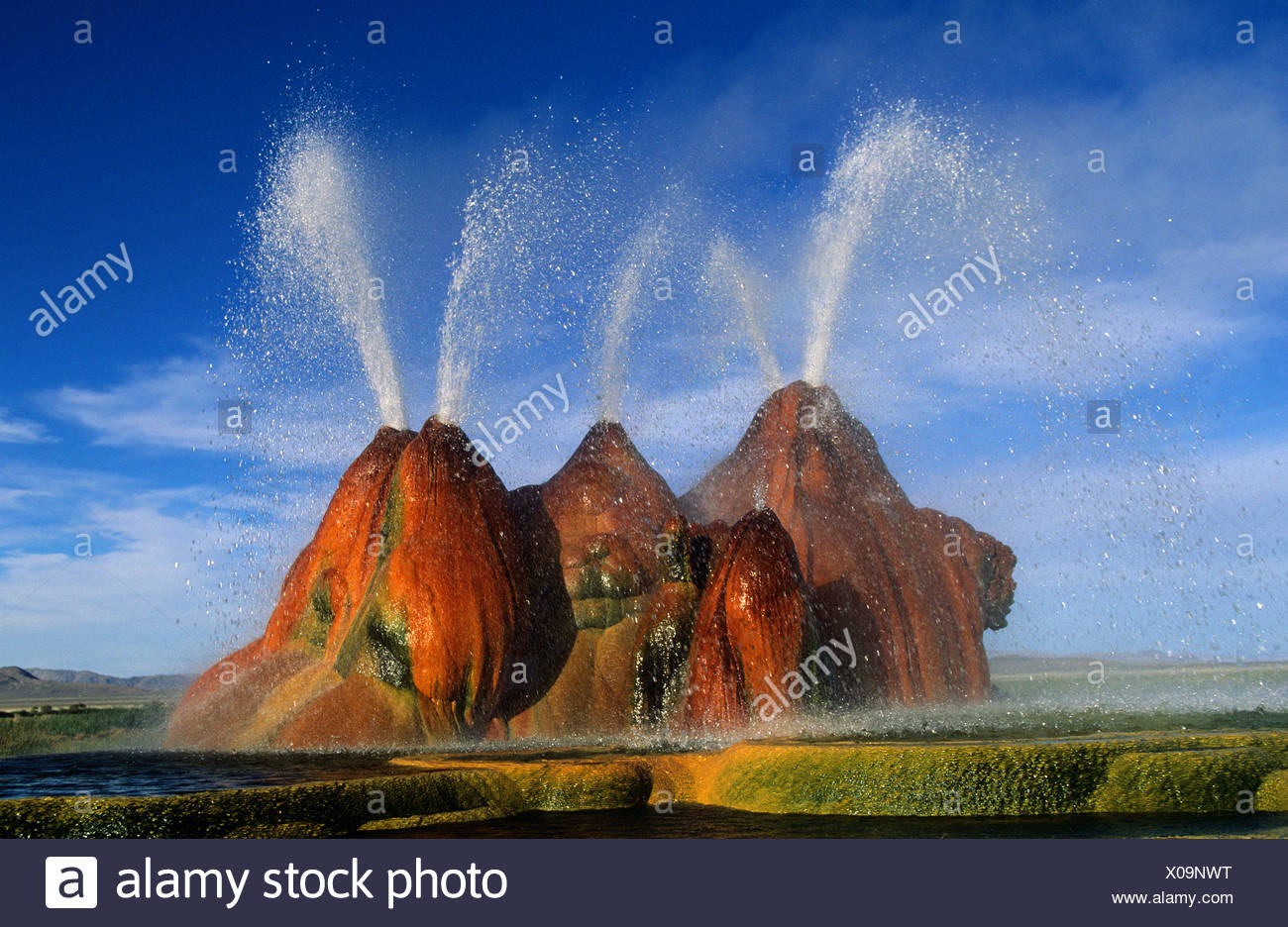 Fly Geyser, Nevada, Usa Stock Photos & Fly Geyser, Nevada, Usa Stock ...