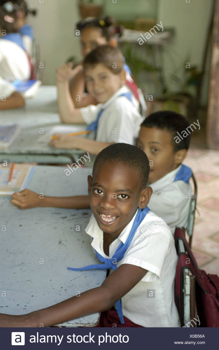 School Uniform Classroom Caribbean High Resolution Stock Photography ...