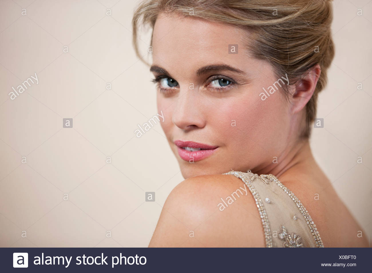 Back Of The Dress Over The Shoulder High Resolution Stock Photography ...