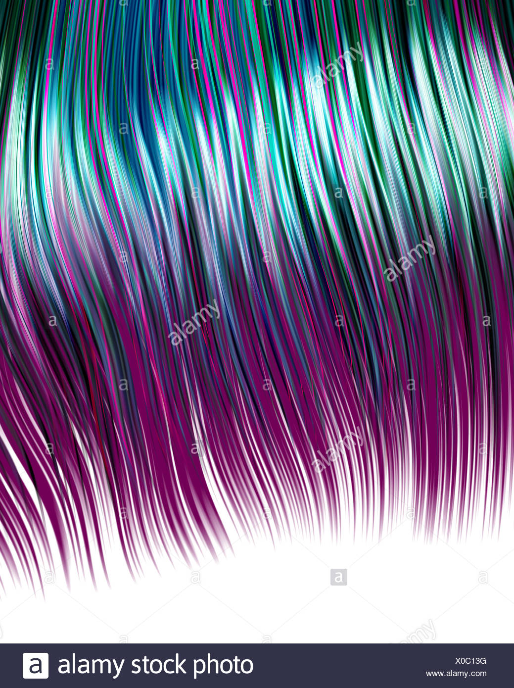 Anime Girl Cartoon Blue Hair Stock Photos & Anime Girl Cartoon Blue ...