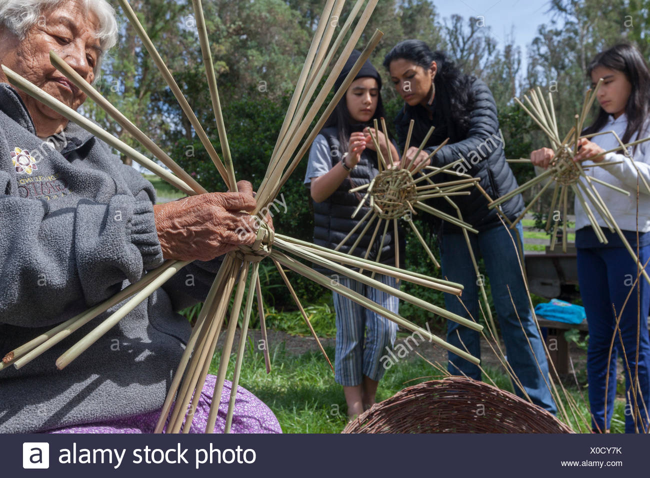 Native American Basket Weaving High Resolution Stock Photography and ...