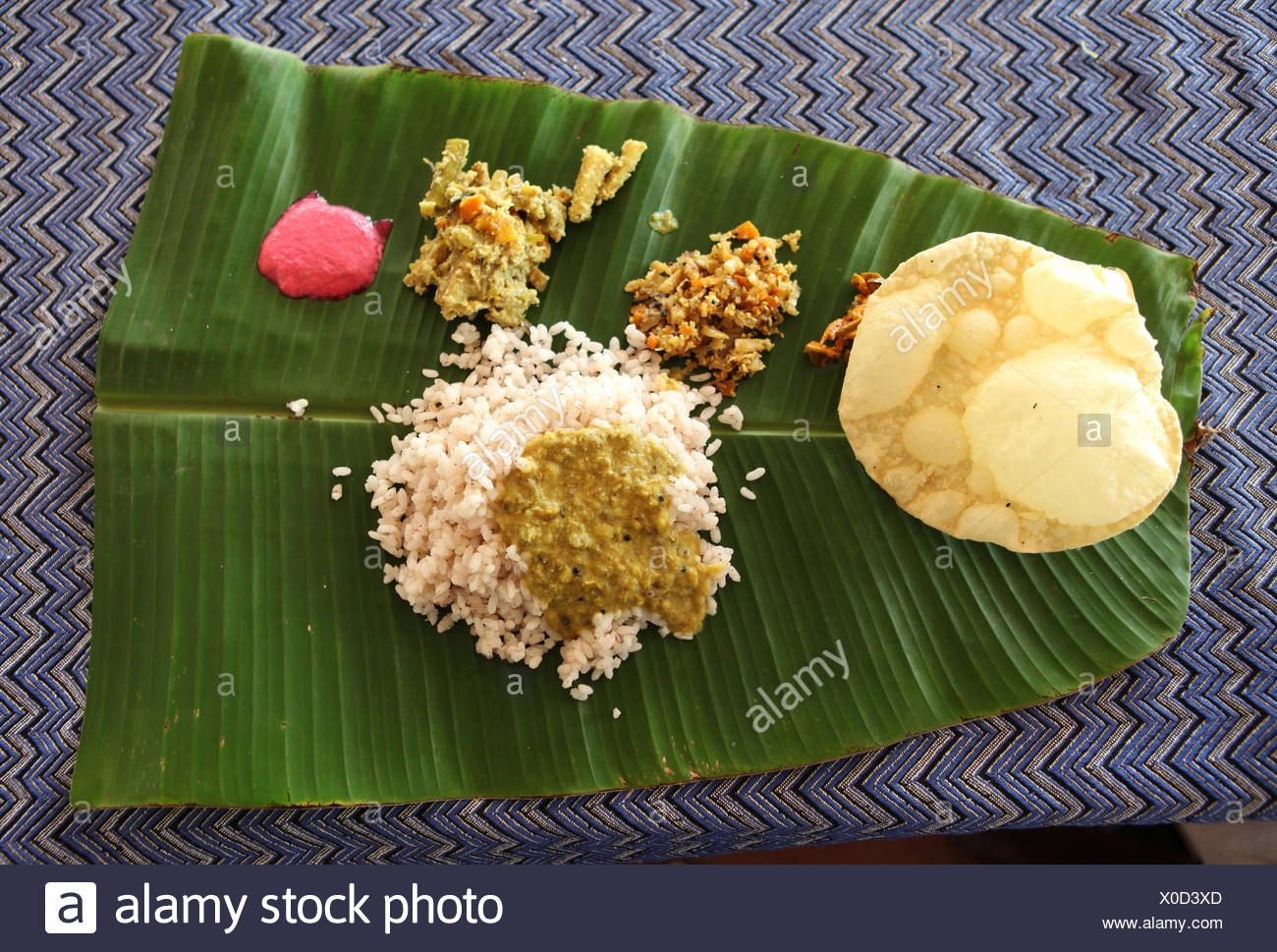 Indian Thali Banana Leaf High Resolution Stock Photography and Images ...