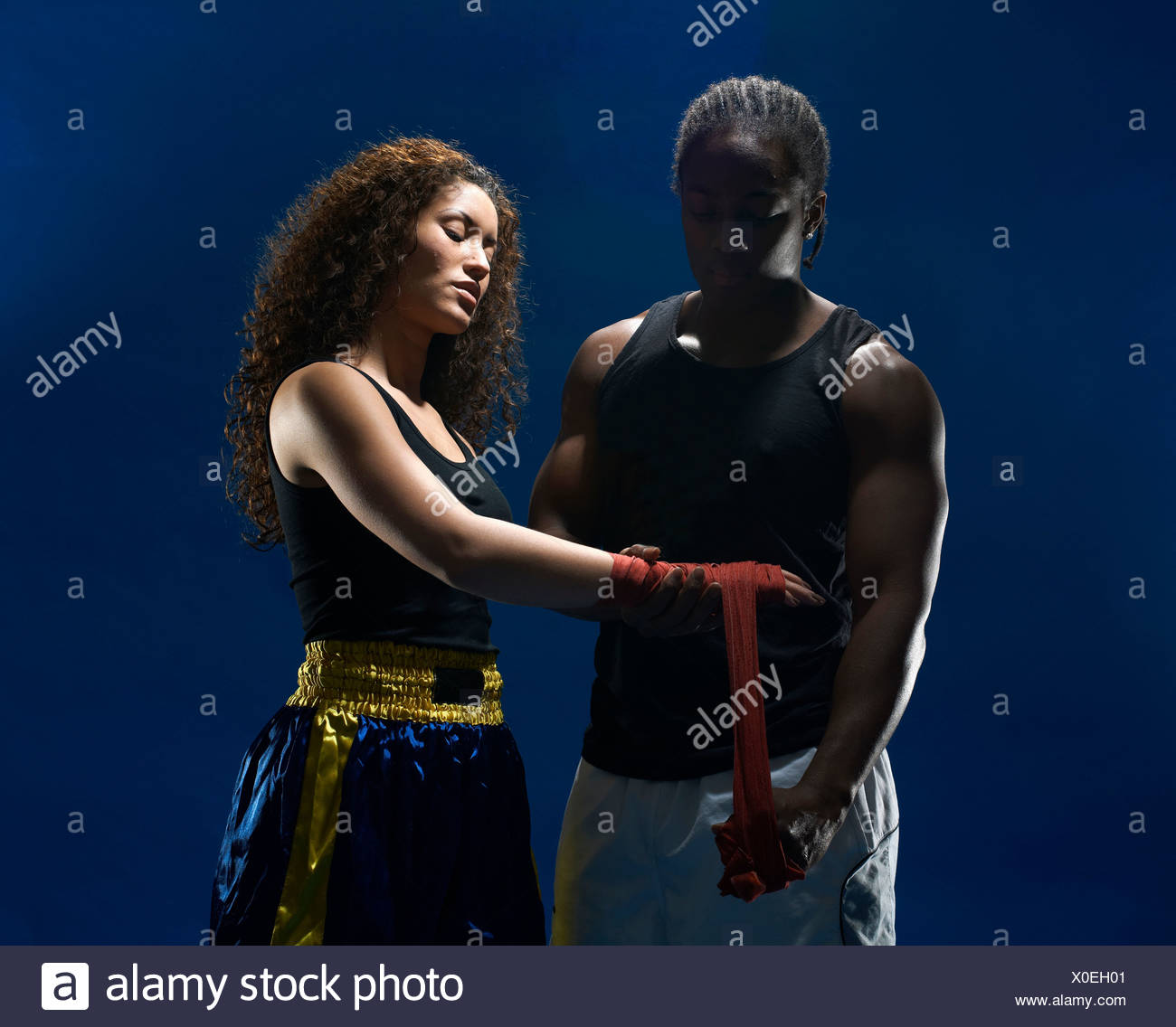Portrait Of Female Boxer People High Resolution Stock Photography and ...