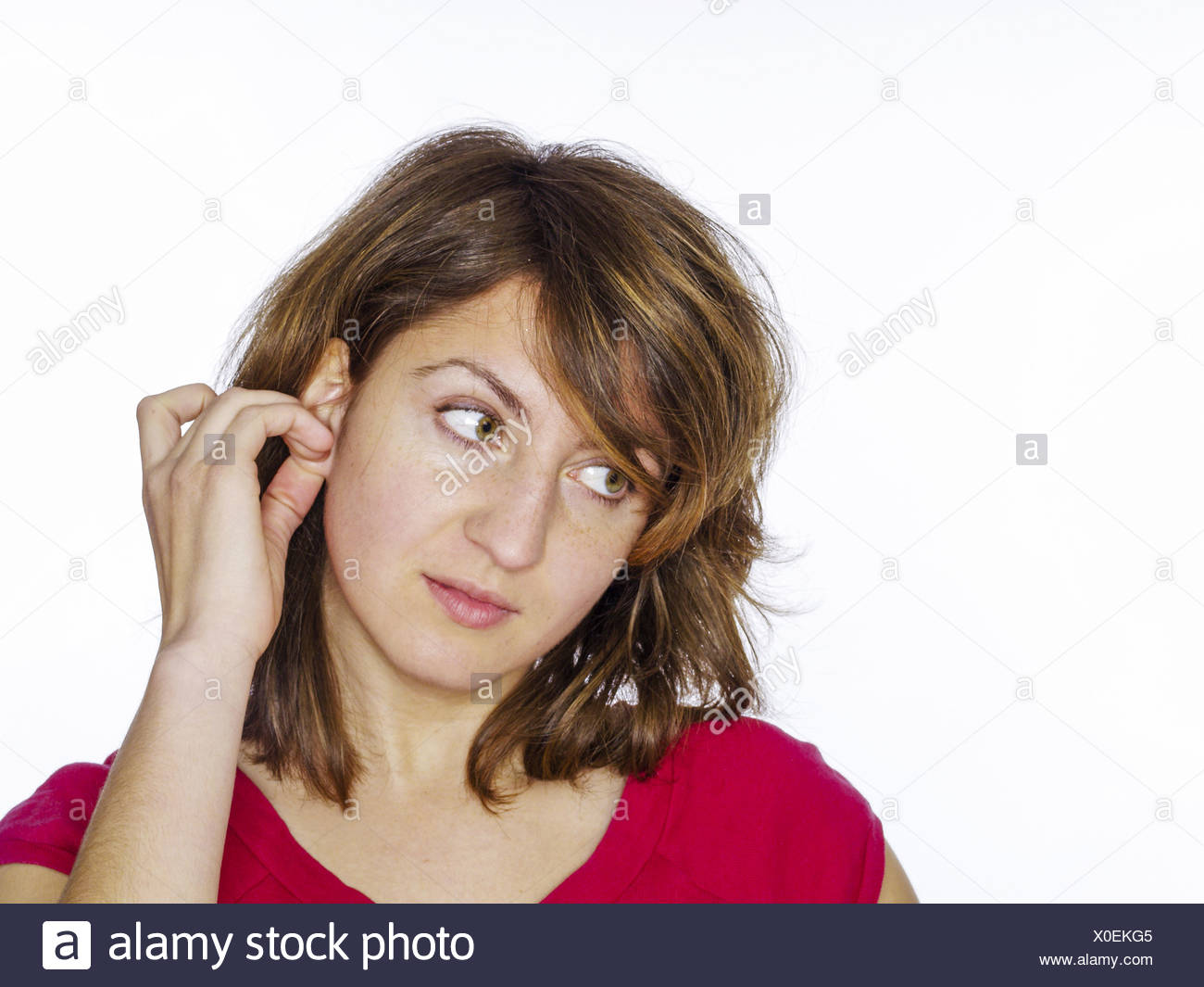 Scratching Ear Stock Photos & Scratching Ear Stock Images - Alamy