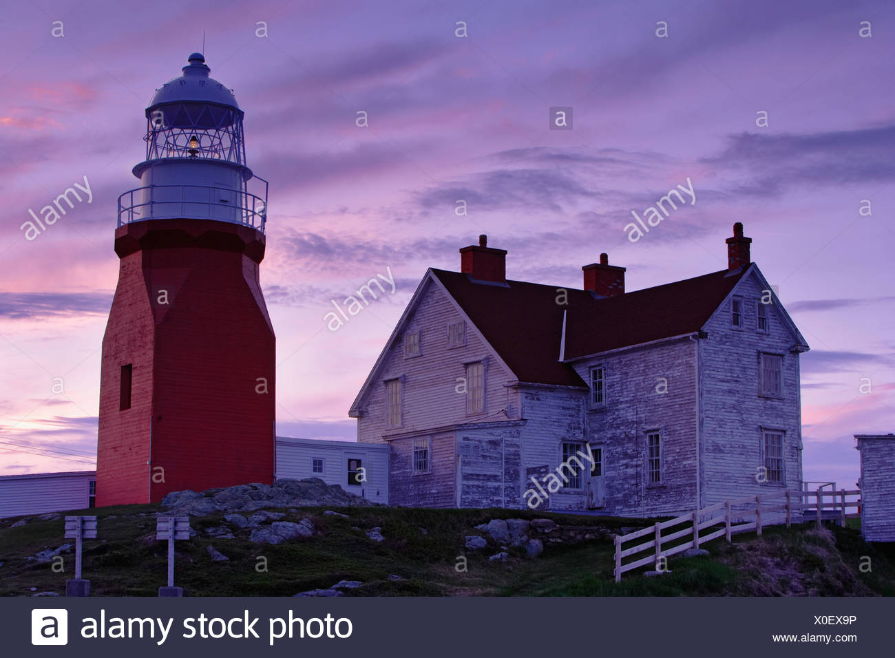 Twillingate Lighthouse Newfoundland High Resolution Stock Photography ...