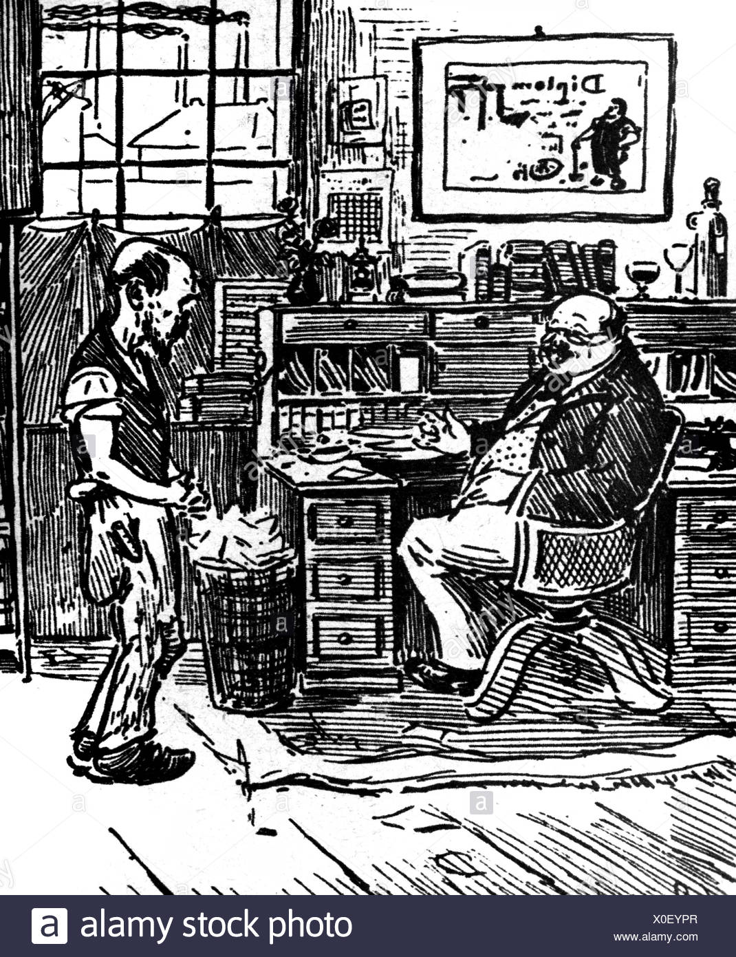 Drawing By Heinrich Zille Stock Photos & Drawing By Heinrich Zille ...