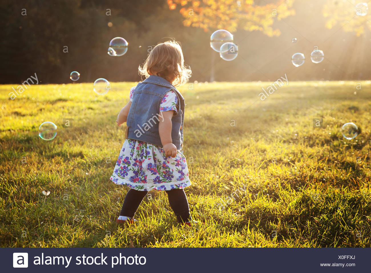 Girl Bubbles High Resolution Stock Photography and Images - Alamy