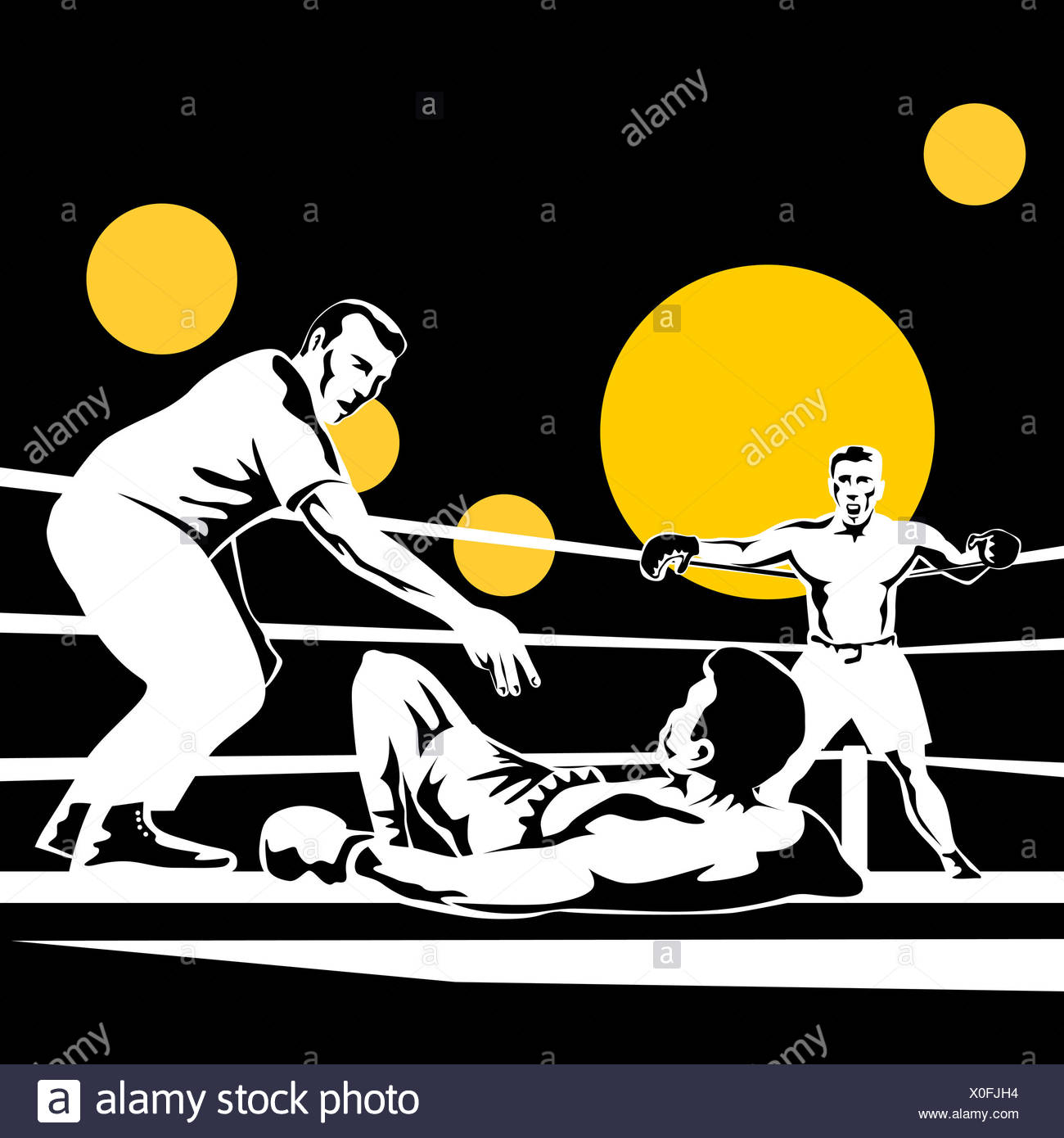 Boxing Referee Counting High Resolution Stock Photography and Images ...