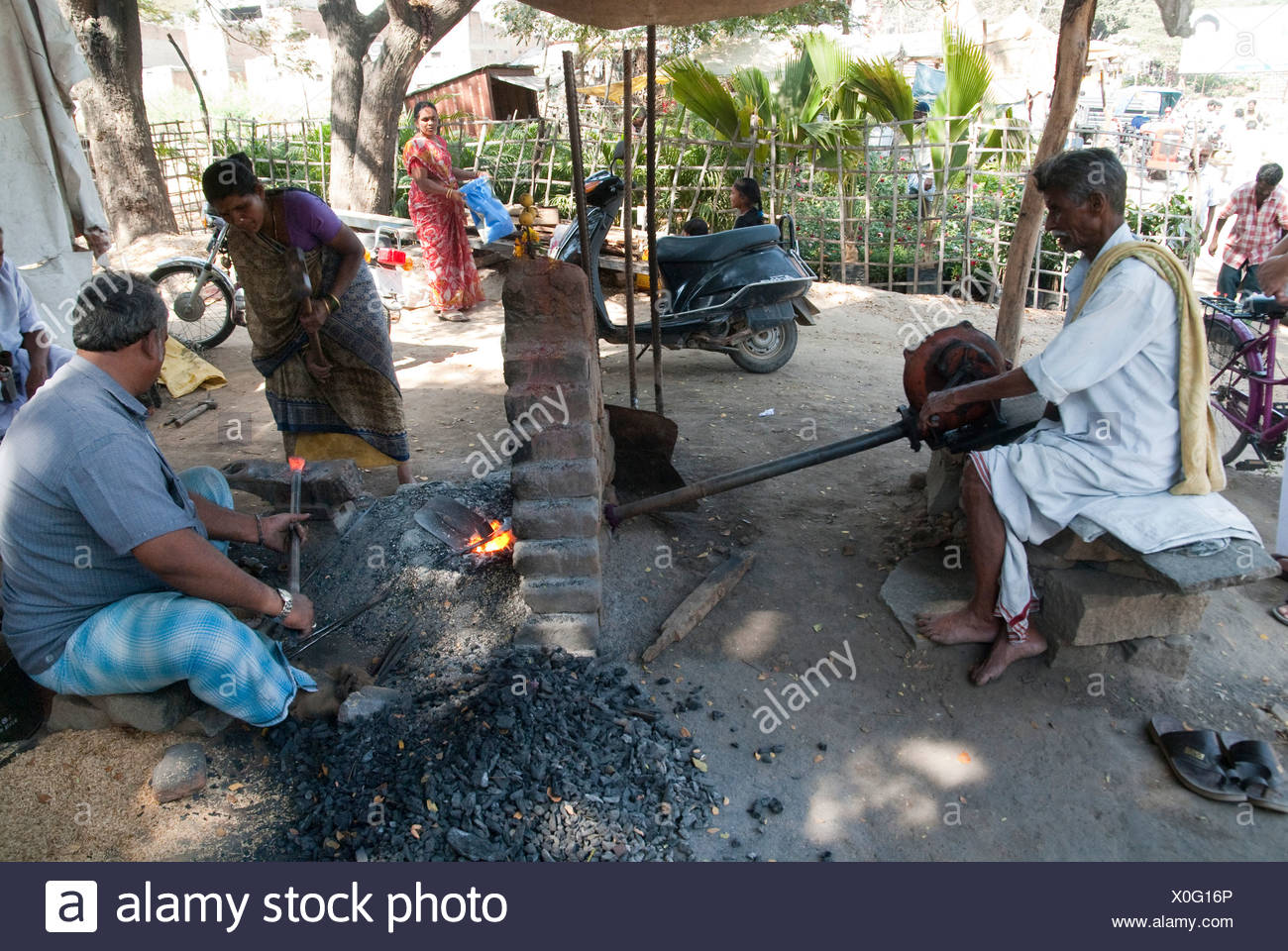Indian Blacksmith Working India High Resolution Stock Photography and ...