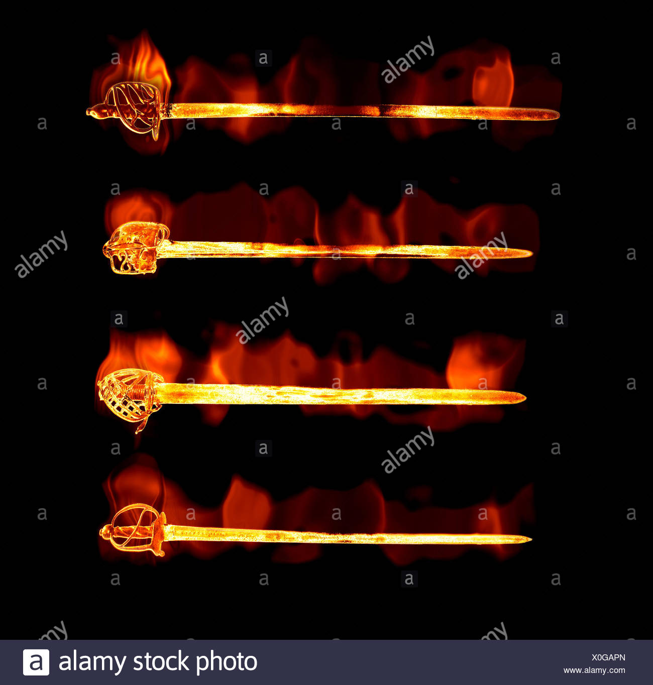 Fire Sword High Resolution Stock Photography and Images - Alamy
