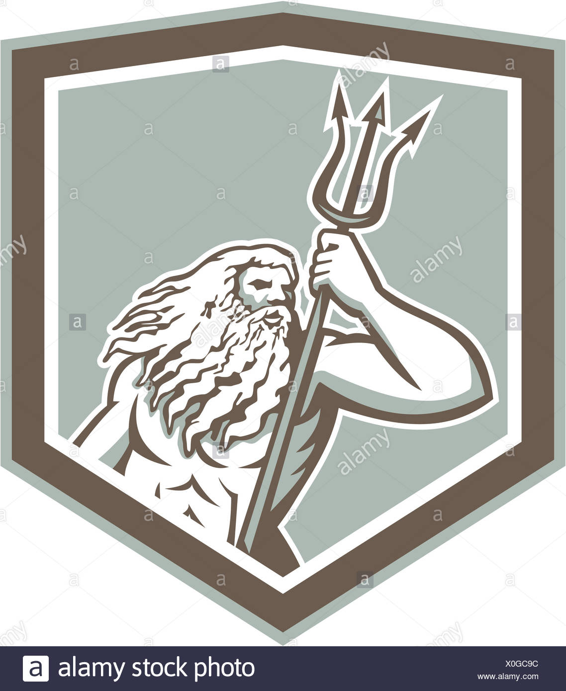 Trident Greek Roman God High Resolution Stock Photography and Images ...