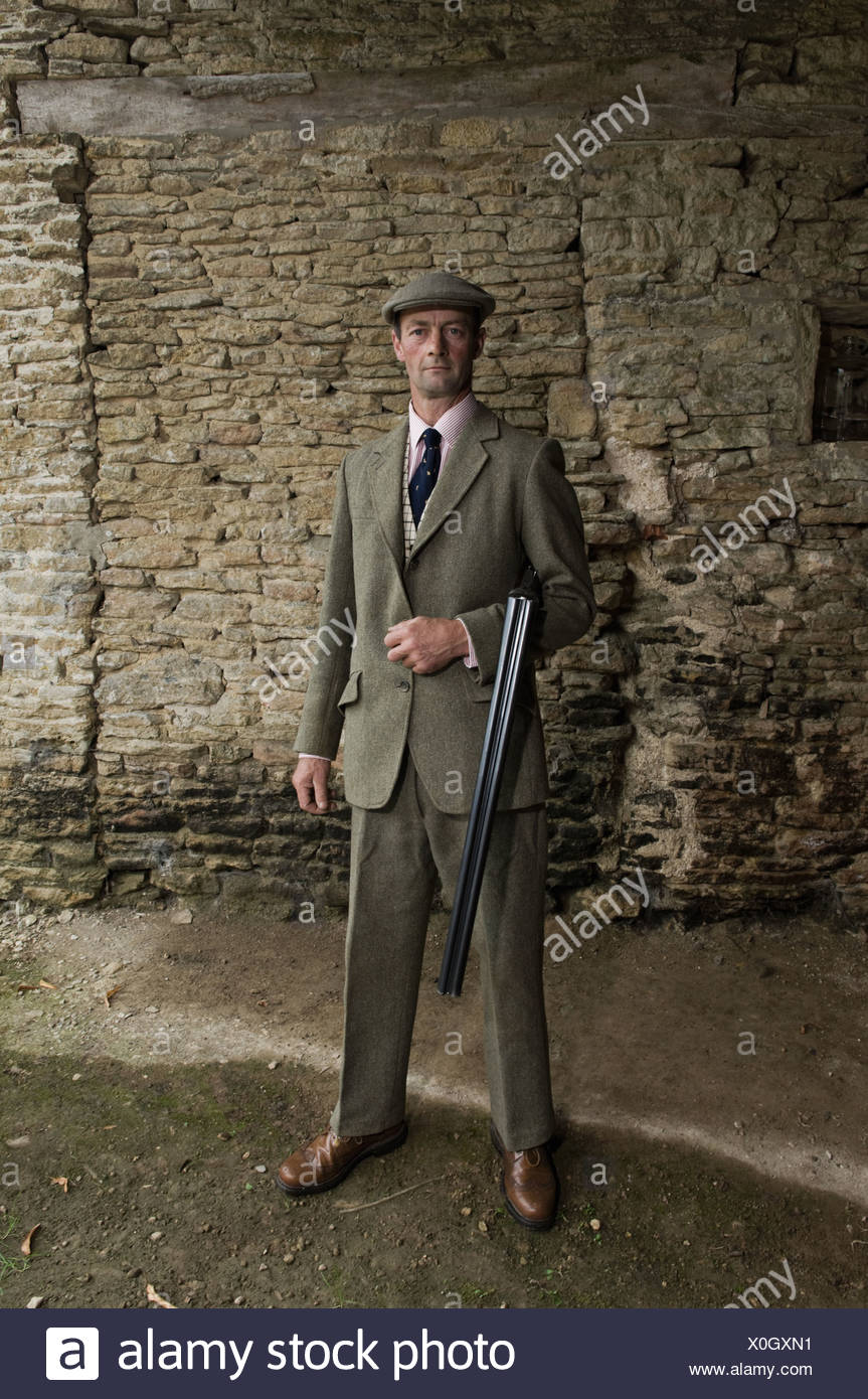 Old Hunting Scene Gun High Resolution Stock Photography and Images - Alamy