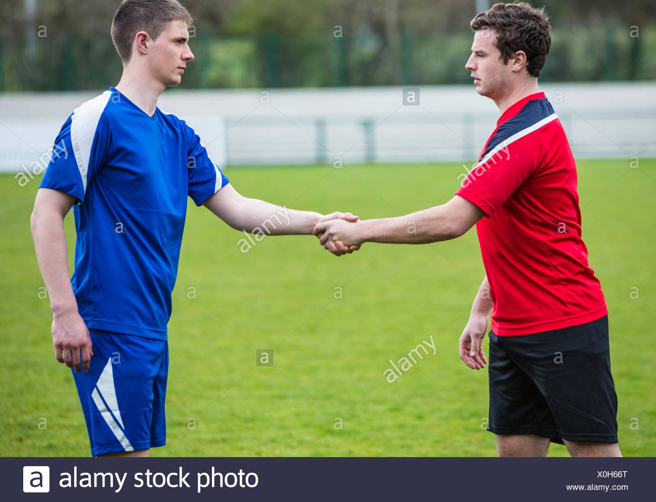 Football Players Shaking Hands Stock Photos & Football Players Shaking ...