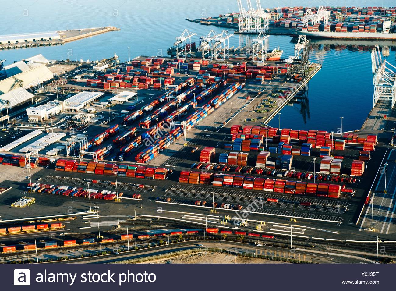Port Of Los Angeles Aerial View High Resolution Stock Photography and ...