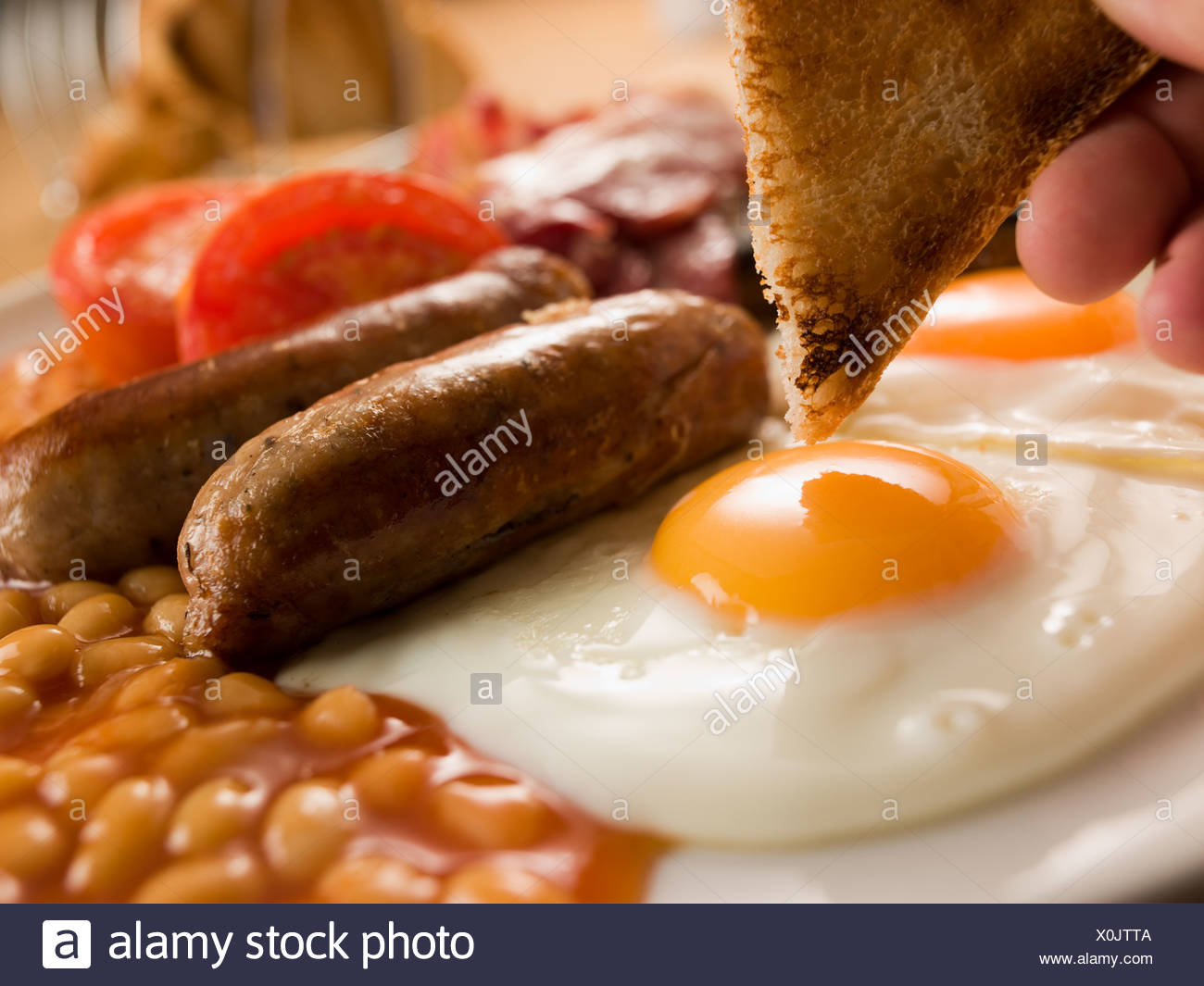 Tomato Full English Breakfast High Resolution Stock Photography and ...