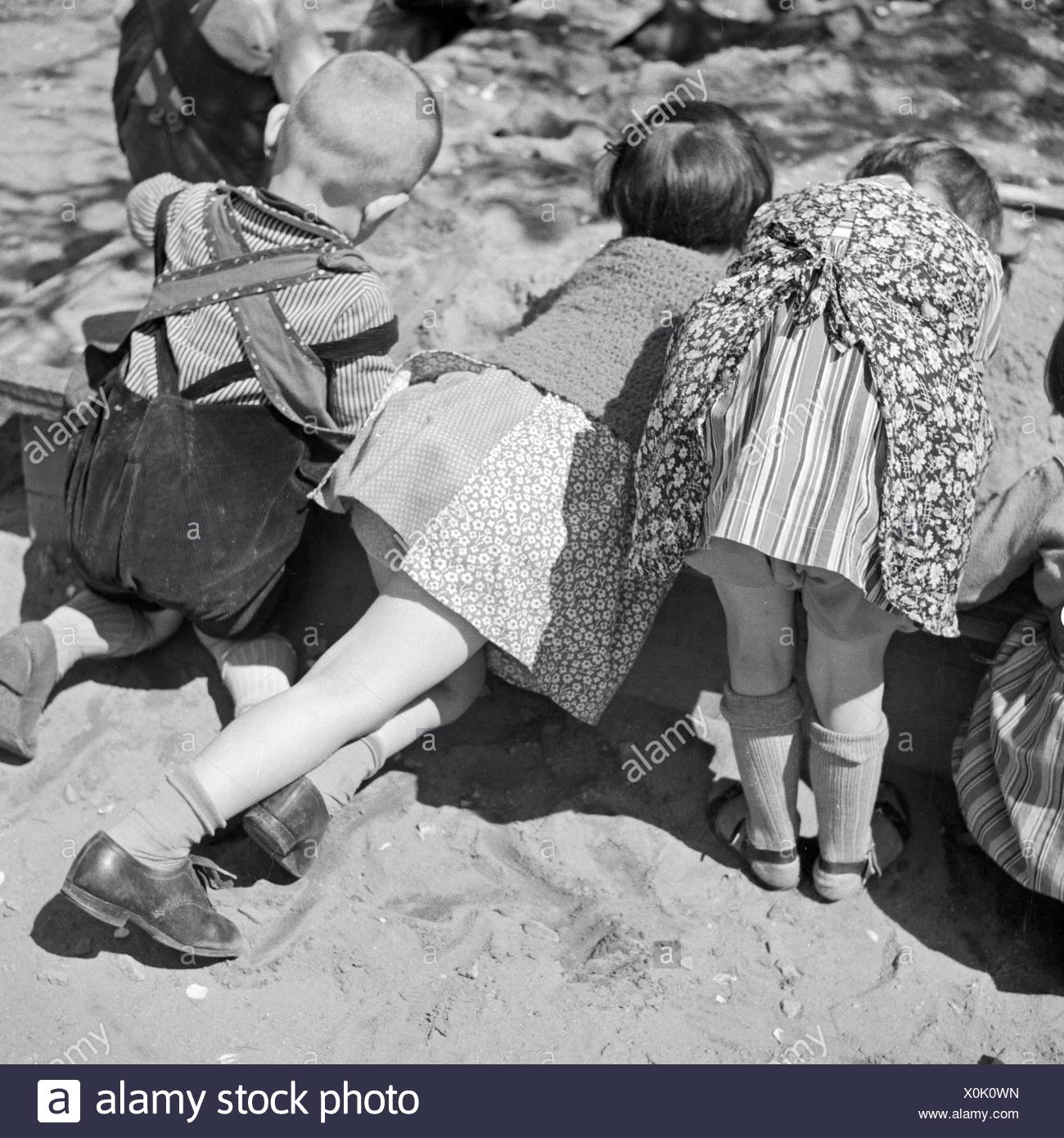 1930s Children Playground High Resolution Stock Photography and Images ...
