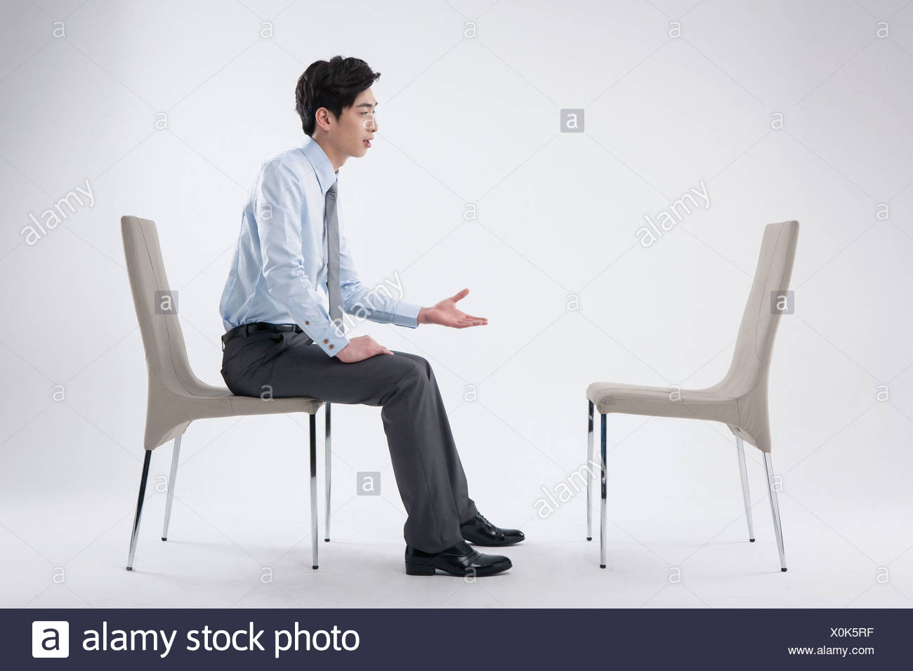 Person Talking Empty Chair High Resolution Stock Photography and Images ...